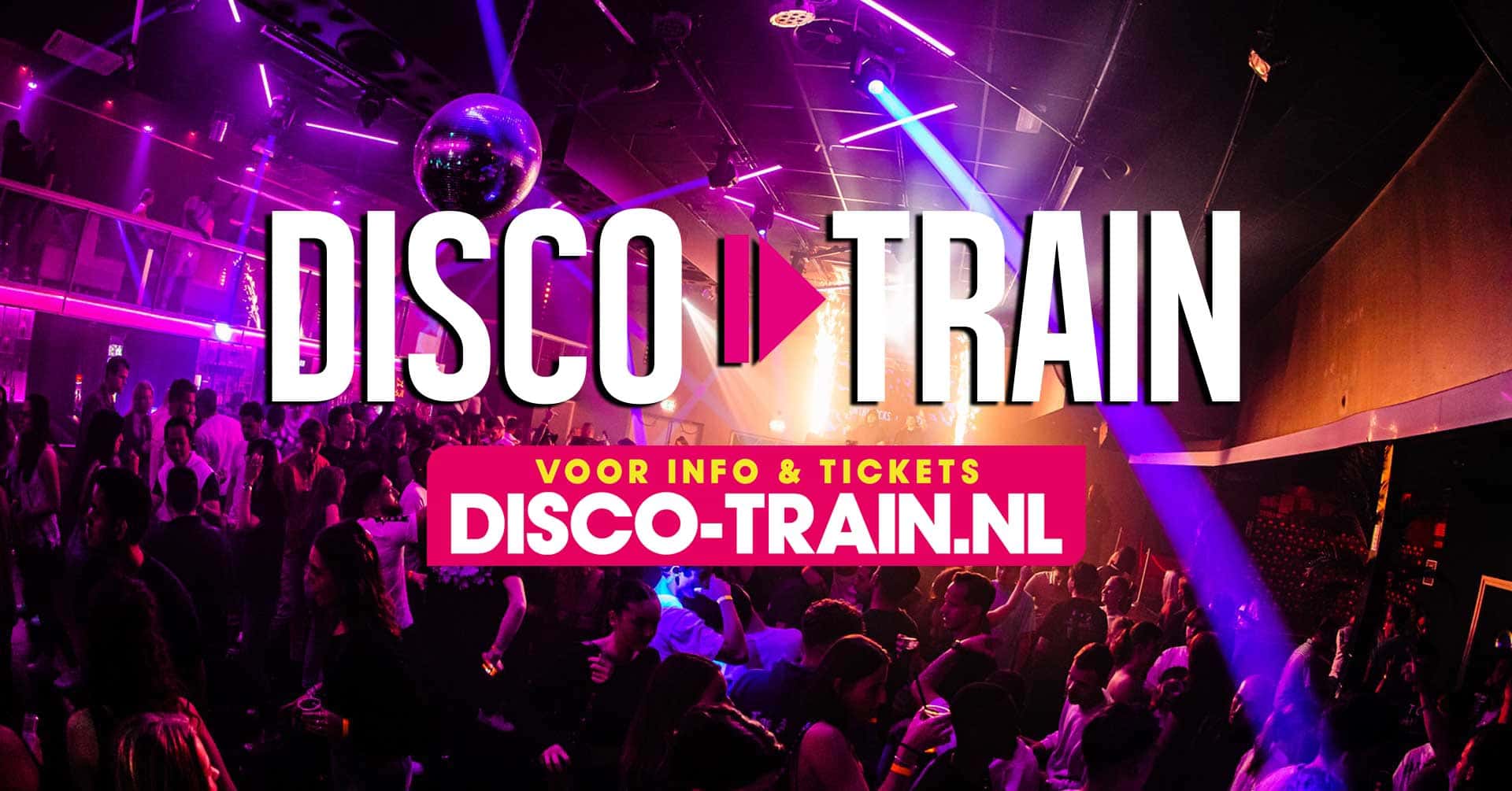 Disco Train zijn feesten en locaties waar je heen gaat