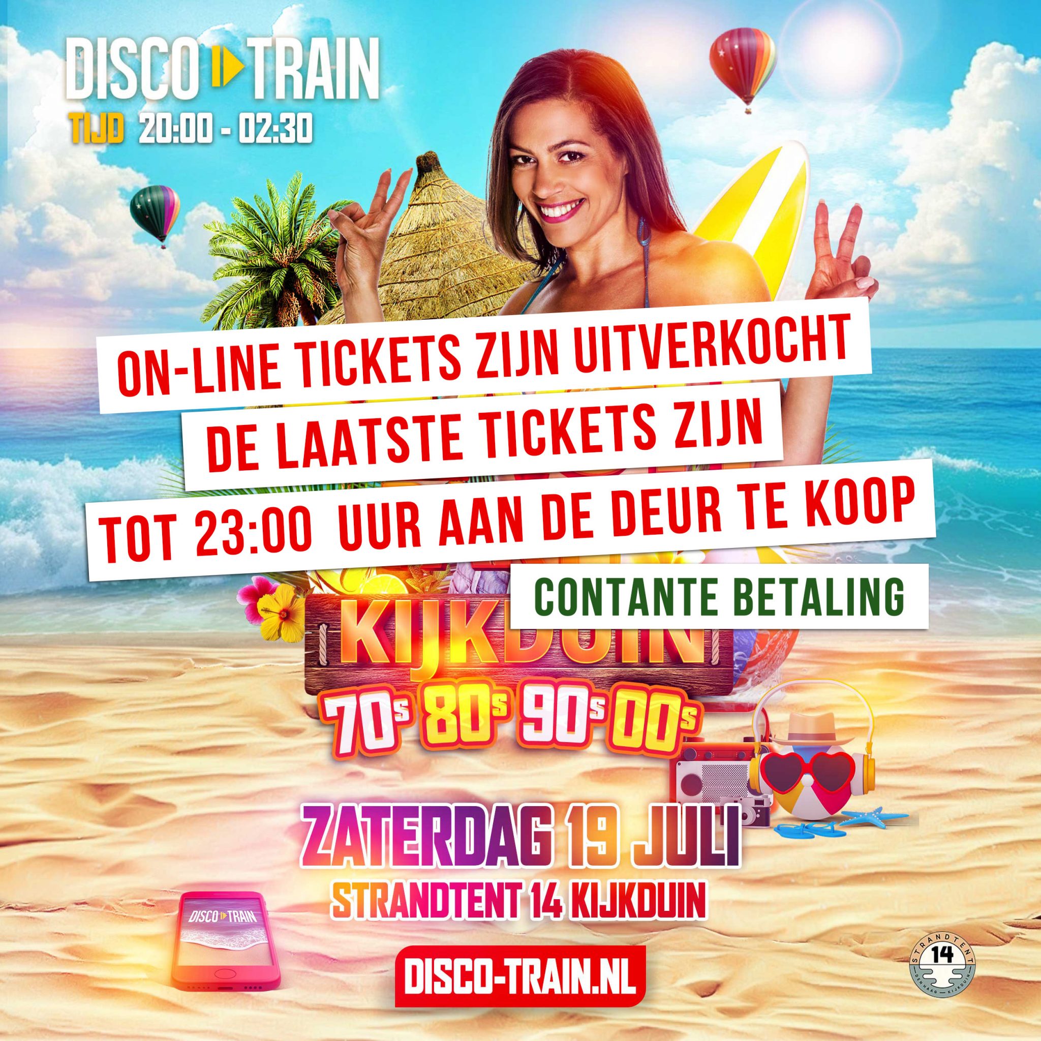 70s 80s 90s 00s Beach Party – Disco-Train